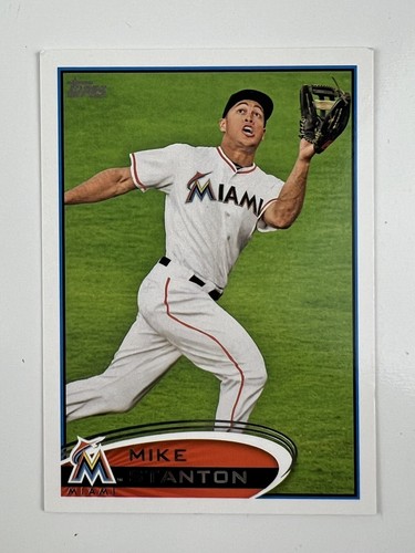 2012 Topps Mike Stanton Baseball Trading Card #567 Miami Marlins | eBay