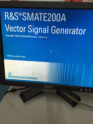 Rohde & Schwarz R&S Vector Signal Generator SMATE200A SMATE 200 Dual ...