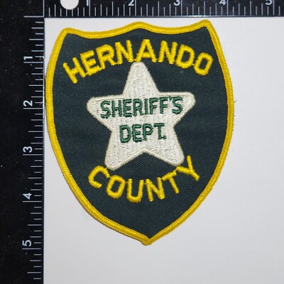 Hernando County, Florida, Sheriff Patch. 4x5 Inches. Great Condition ...