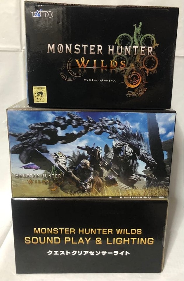 Capcom Monster Hunter Worlds Quest Clear Sensor Light 3pc Set Limited ...