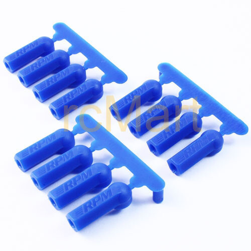 RPM Heavy Duty Rod Ends 12pcs 4-40 Blue for 1:10 Losi Associated RC Car ...