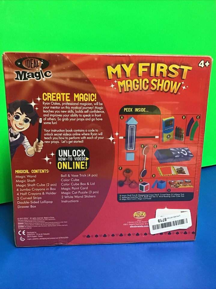 Alex Toys: Ideal Magic, My First Magic Show, Learn 25 Easy Tricks with ...