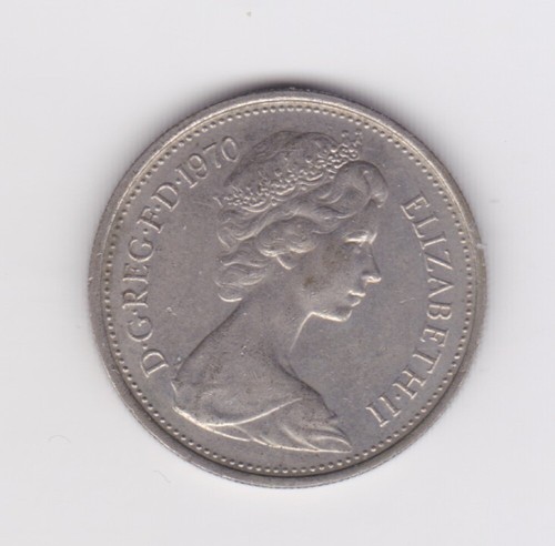 1970 UK British 5 New Pence Coin RARE | eBay