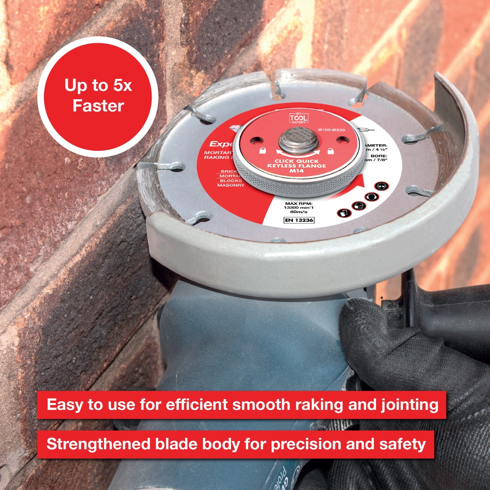 Mortar Raking Diamond Disc 115mm 125mm 4.5" For Angle Grinder ...