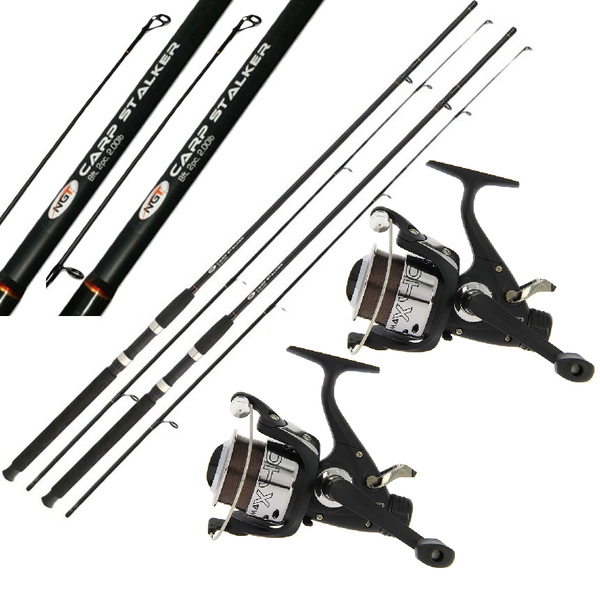 NGT 8FT CARP STALKER FISHING RODS - Black (RLF289) for sale online | eBay