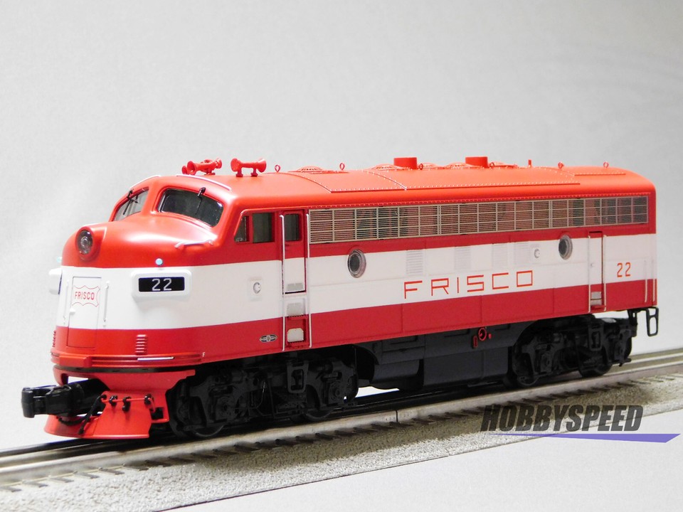 MTH PREMIER FRISCO F-7A DIESEL LOCOMOTIVE ENGINE #22 O GAUGE 20-21805-1 ...