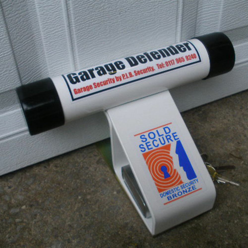 PJB Garage Defender White With Padlock (PJB320) | eBay