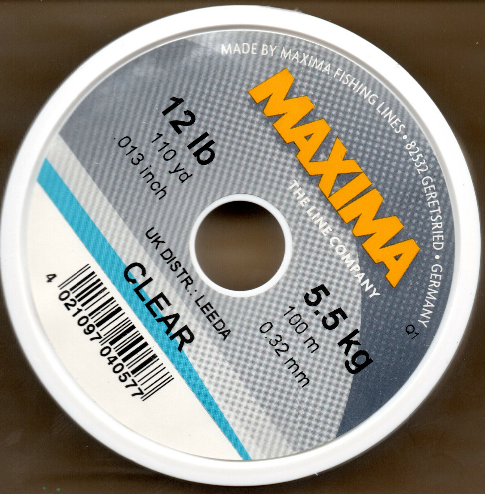 Maxima Chameleon Clear fishing line 100M spools monofilament 12 lb 15 ...