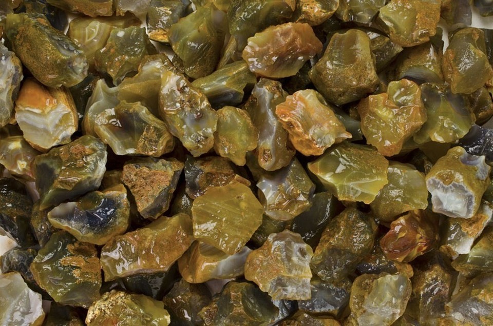 55 lbs Yellow Carnelian Rough Stones - Wholesale Lot - Crystal Mineral ...