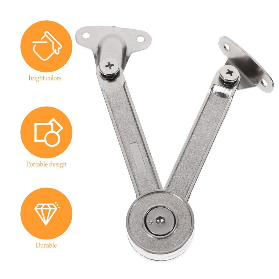 2 Sets Gas Strut Heavy Duty Lid Support Hinge Folding Hinges Bathroom ...