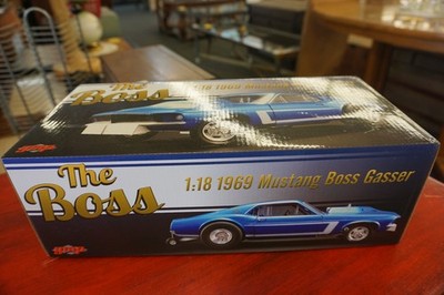 1/18 GMP The Boss Mustang Gasser 1969 DIN#408 Blue (14164) New Open Box | eBay