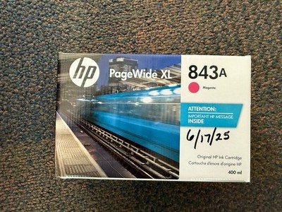 Genuine HP 843A Magenta Ink Cartridge Date: January 2027 | eBay