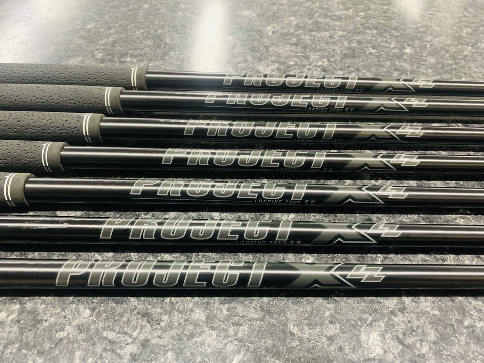 Mizuno JPX 921 Hot Metal Pro Iron Set 4-PW Black Project X L Z 5.5 ...