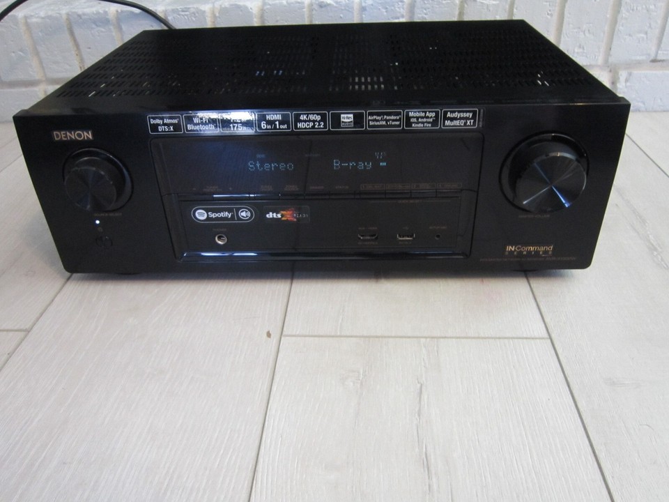 DENON AVR-X1300W 7.2 CHANNEL AUDIO/VIDEO RECEIVER | eBay