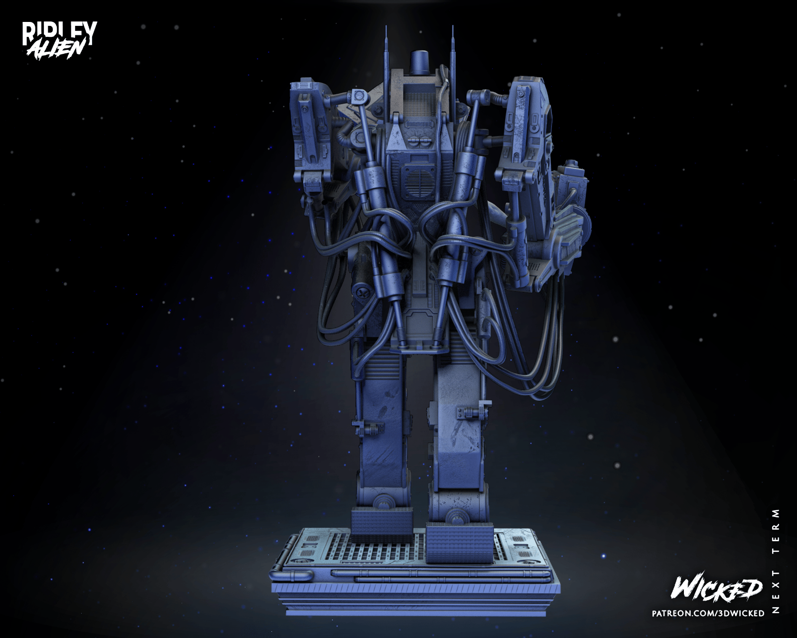 Ellen Ripley in Loader Mech from Aliens (1986) BUST Resin printed DIY ...