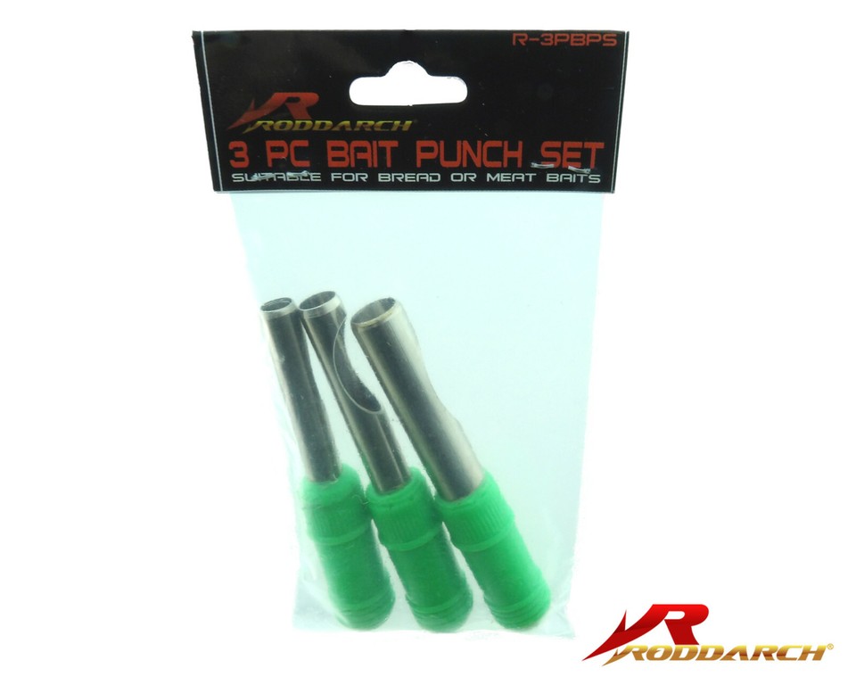 Bread Punch Set For Bread or Meat. 3pc Bait Punch Set. Stainless Steel ...