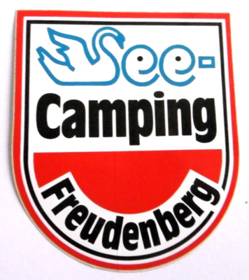Souvenir-Aufkleber Lake Camping Freudenberg Main Spessart Odenwald Ba ...