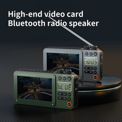 Portable FM/MW/SW Radio Big LED Display Radio Wireless Bluetooth ...