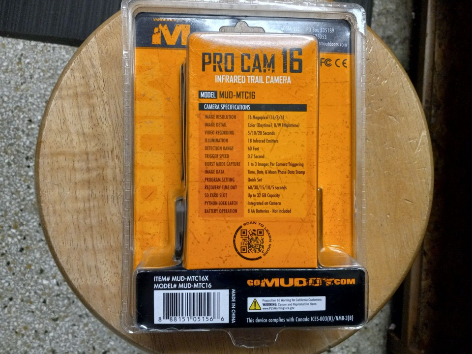 Muddy Outdoors MTC Pro-Cam 16mp Trail Camera - New | eBay