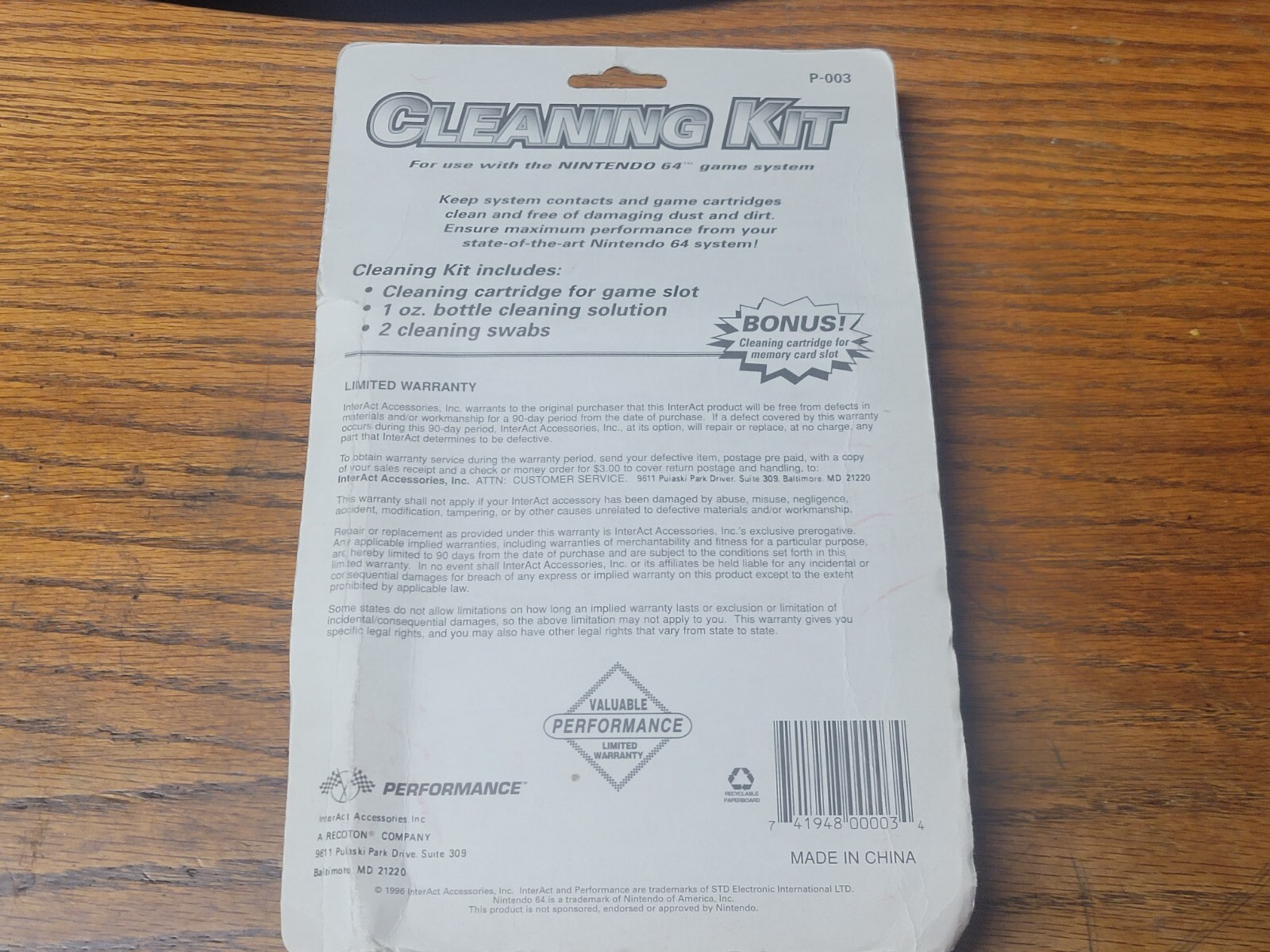 Performance Super Nintendo Cleaning Kit With Game Boy Cleaner for sale ...