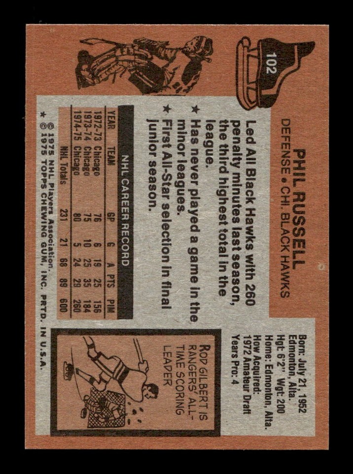 1975-76 Topps Hockey 4-330 EX/EX-MT Pick From List All PICTURED qq1 | eBay