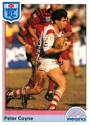 1992 ST GEORGE DRAGONS NRL Card PETER COYNE | eBay Australia