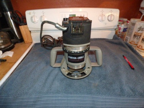 PORTER CABLE 75182 3.5HP VARIABLE SPEED PRODUCTION QUALITY ROUTER 1/2 ...
