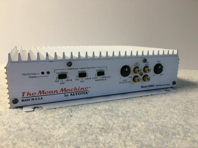 Mean Machine by Autotek Old School Car Audio Power Amplifier 60MXI 60 ...