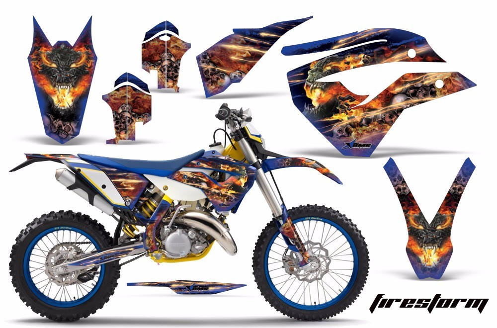 MX Graphics Kit Decal Sticker Wrap For Husaberg TE 125-300 2011-2012 ...