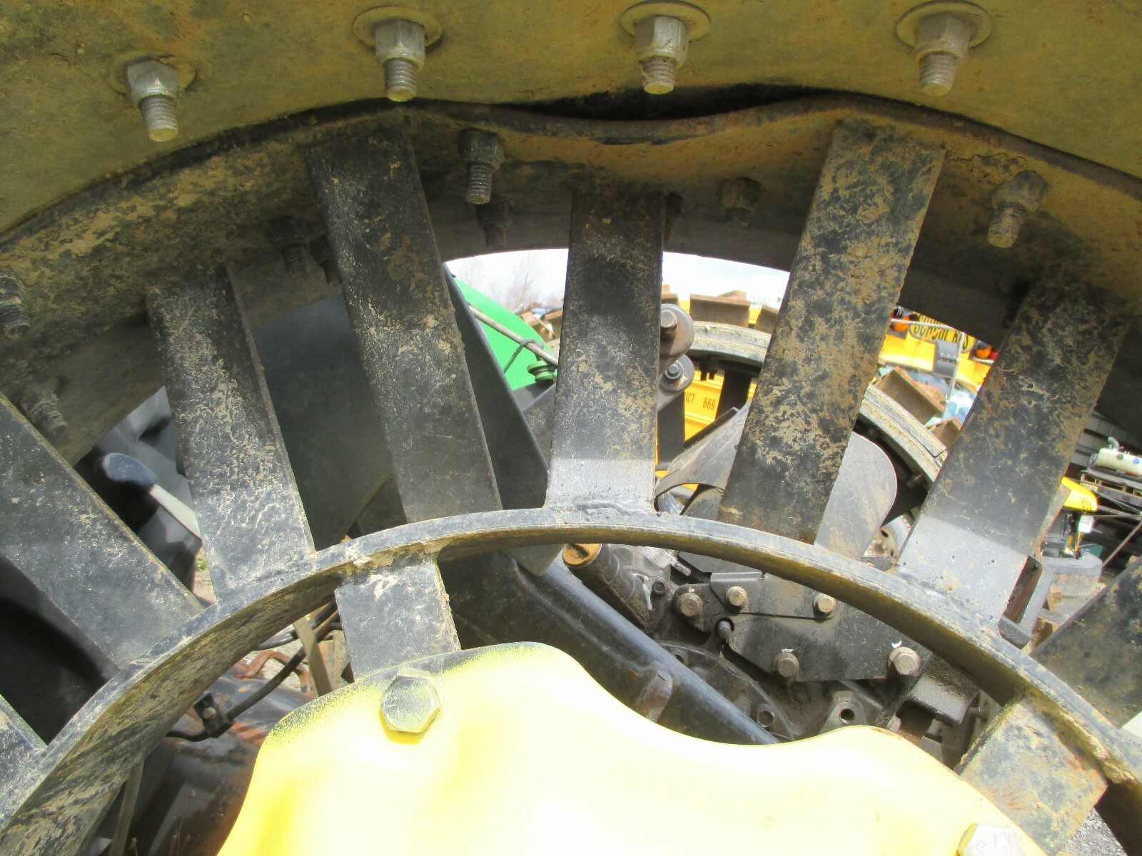 STEEL TRACTOR WHEELS WITH STEEL TREADS "AMISH" TRACTOR WHEELS JOHN ...