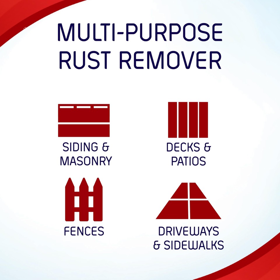 Liquid Rust Stain Remover, Pre-mixed, Quickly Removes Rust Stains 1 ...