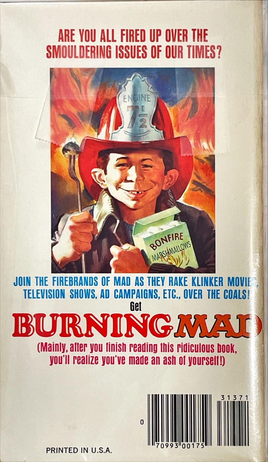 MAD Magazine Paperback Book #25: Burning MAD [ Warner , 1968 ] ~ VG | eBay