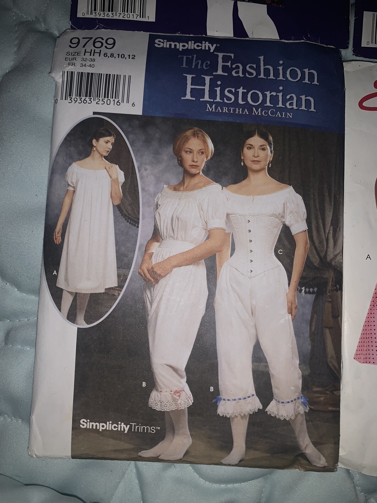 SIMPLICITY The Fashion Historian By Martha McCain PATTERN 9769 SIZE 6 ...