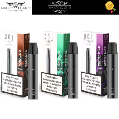 NEW DOT Pro Vape Kit Liberty Flights | Full Kit + 1x 20mg Pod | DOT ...