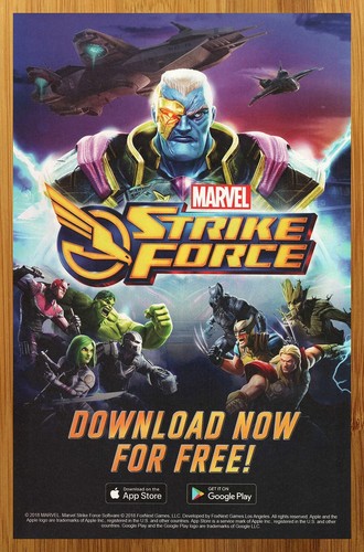 2018 Marvel Strike Force PC Print Ad/Poster Hulk Wolverine Video Game ...