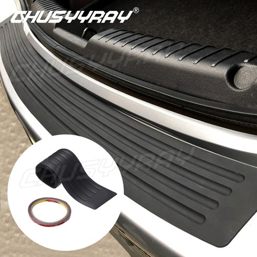Car Rear Boot Trunk Bumper Protector Guard Trim Cover Rubber Sill Lip ...