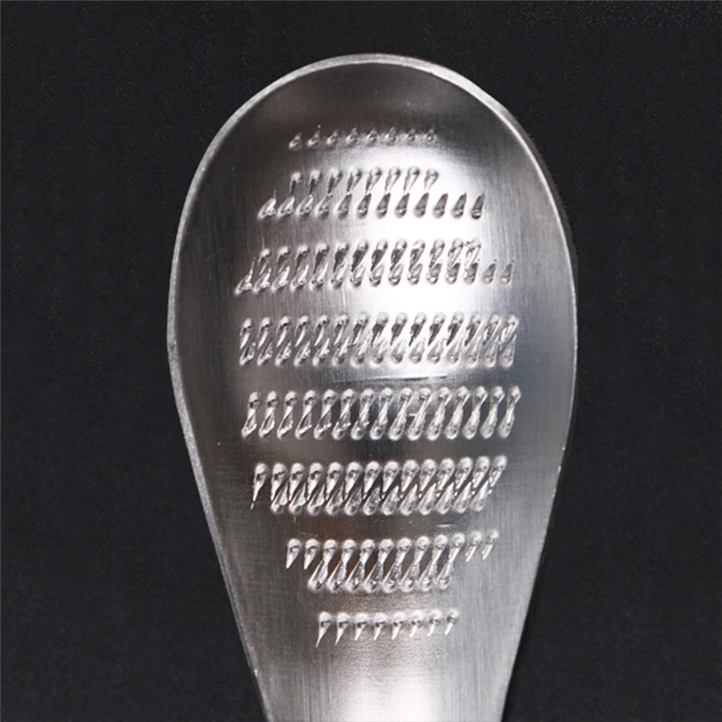 Stainless Steel Ginger Grater Spoon Ginger Tea Spoon Garlic Grater ...