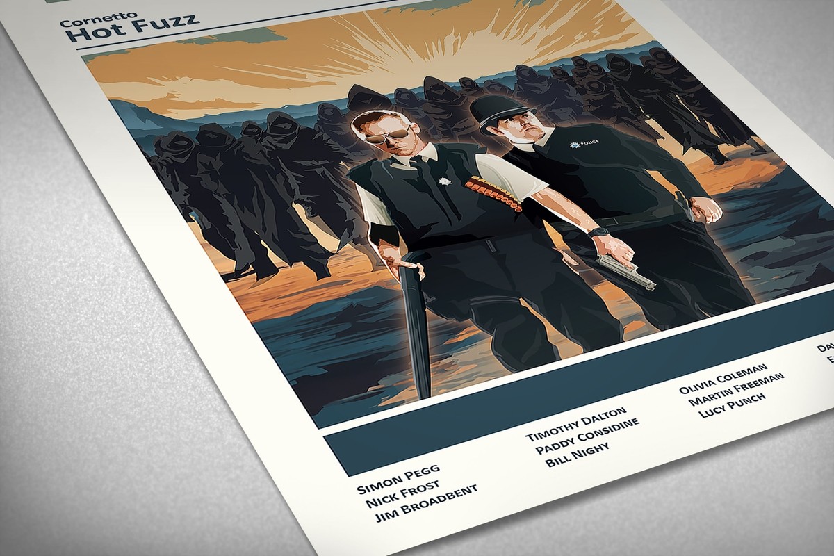 Hot Fuzz Minimalist Poster