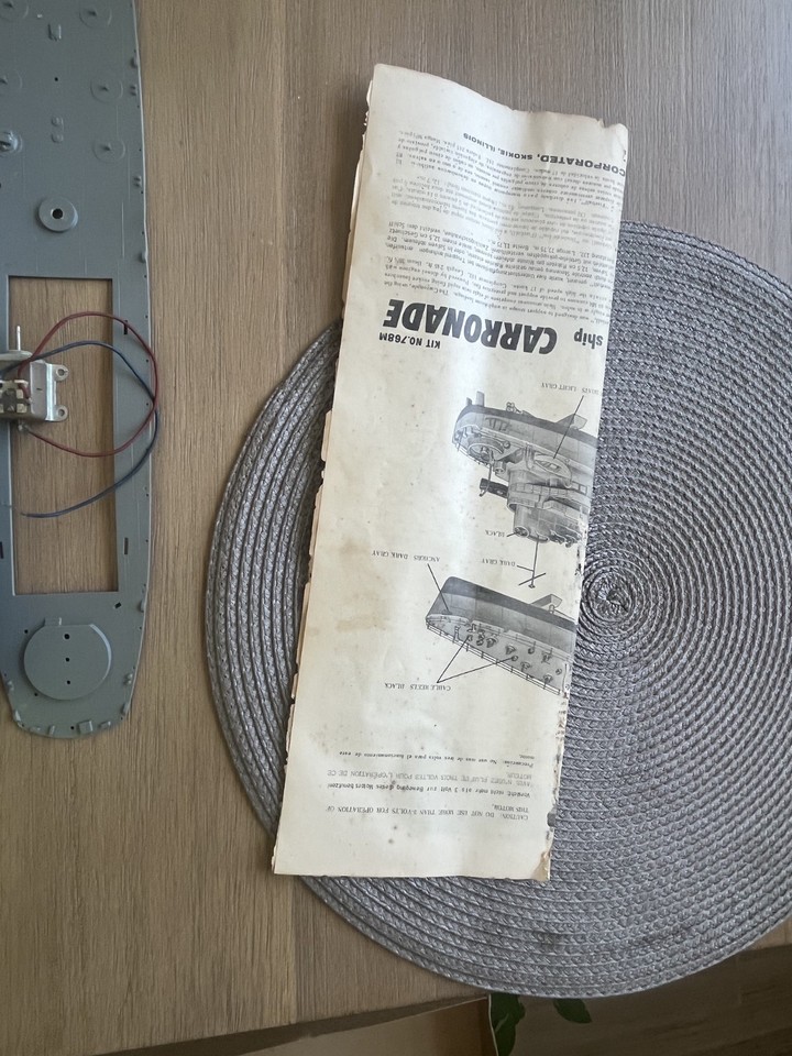 Lindberg U.S.S. Carronade Inshore Fire Support Ship 1:170 Model Kit ...