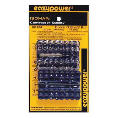 EAZYPOWER 88134 Security Bits Kit, 34 pcs. | eBay