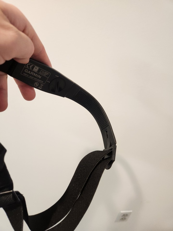 Garmin HRM1B Heart Rate Monitor ANT+ Adjustable Chest Strap (Black ...