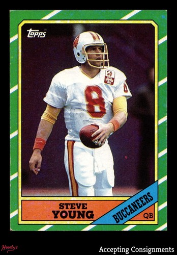 1986 Topps #374 Steve Young RC ROOKIE BUCCANEERS | eBay