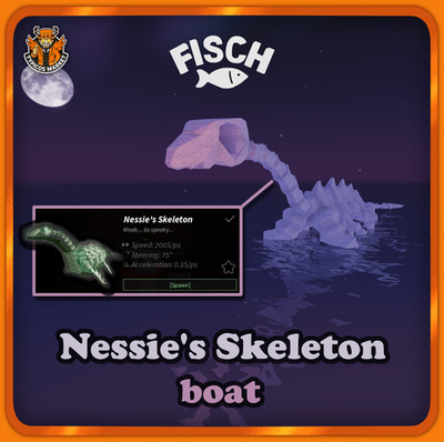 [FISCH] - Nessie's Skeleton Boat - [Black Market Limited] | eBay