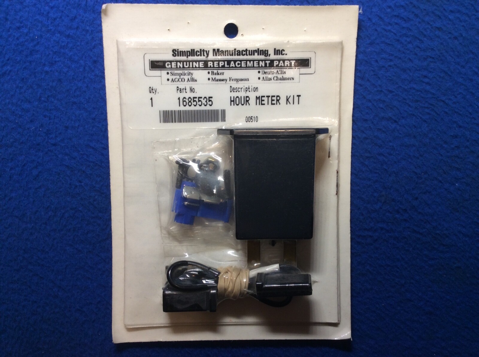 Simplicity Hour Meter Kit # 1685535 # 1685535SM **New-Old-Stock ...
