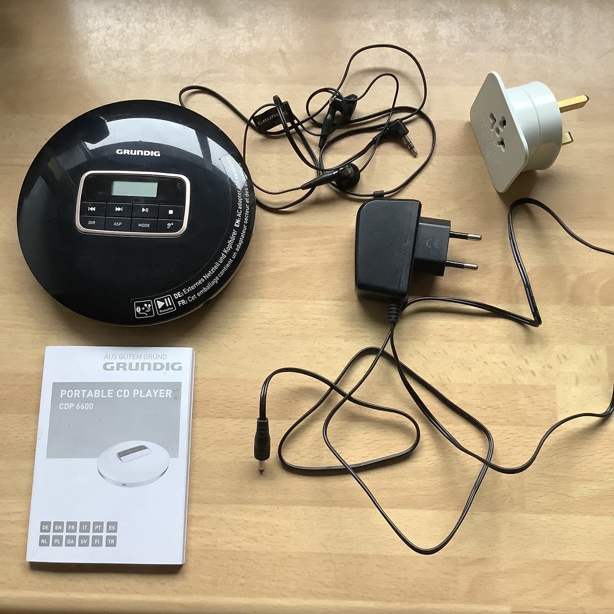 Grundig Cdp 6600 Lecteur Cd Portable Baladeur Cd Achat Lecteur De