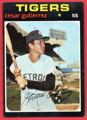 1971 Topps #154 Cesar Gutierrez VGEX/EX | eBay