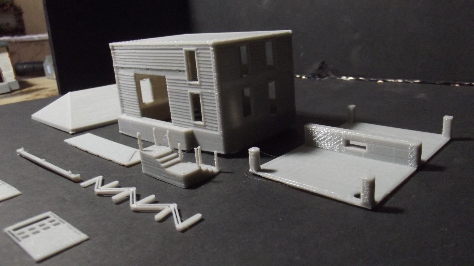 N Scale Small Trackside Warehouse Kit TB1 3D Printed | eBay