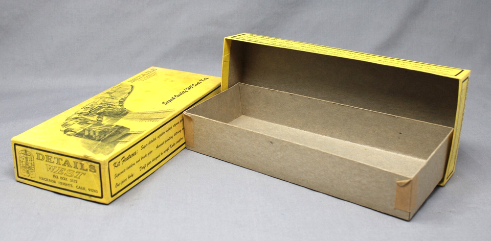 HO Rolling Stock Storage Box Lot, Walthers & Details West, 6-Boxes, C7 ...