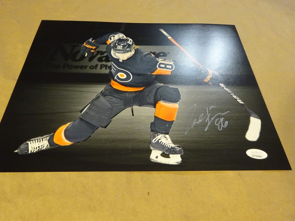 Autographed Joel Farabee Signed Photo Philadelphia Flyers 11"x14" JSA ...