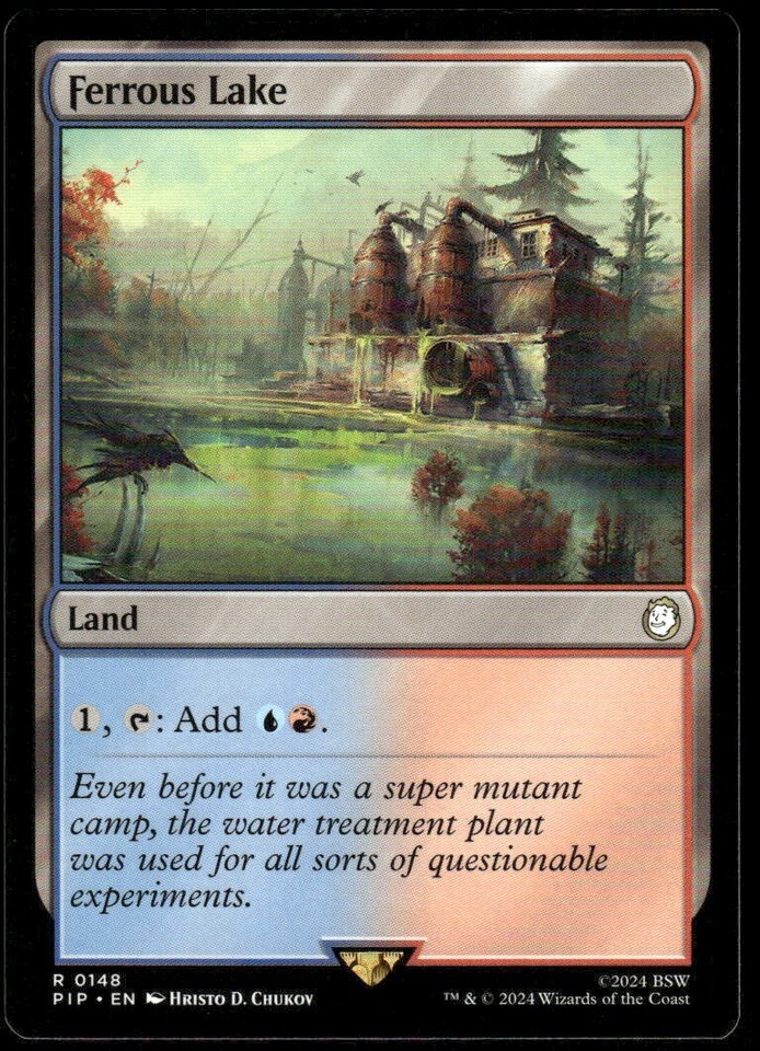 MTG Universes Beyond Fallout Commander Dual Land Set Filter Land EDH | eBay